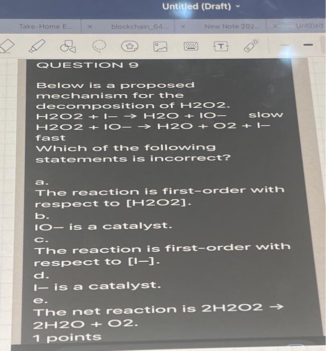 Solved Take-Home E... Untitled (Draft) → V blockchain_64... | Chegg.com