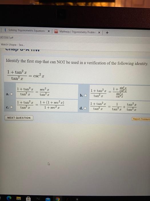 Solved Solving Trigonometric Equations x M Mathway | | Chegg.com