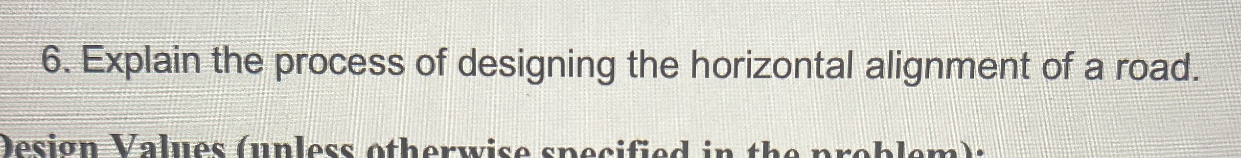 Solved Explain the process of designing the horizontal | Chegg.com