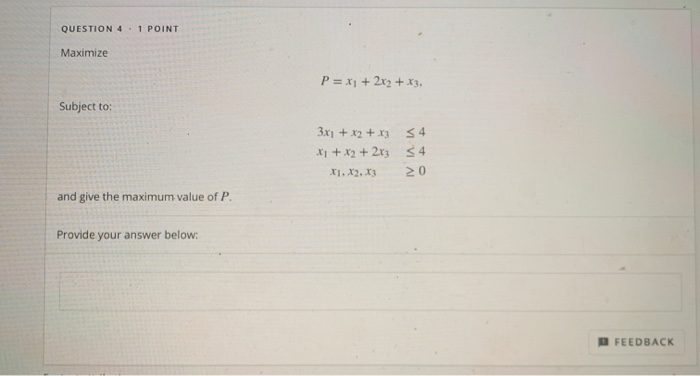 Solved QUESTION 1.1 POINT Rewrite the following linear | Chegg.com