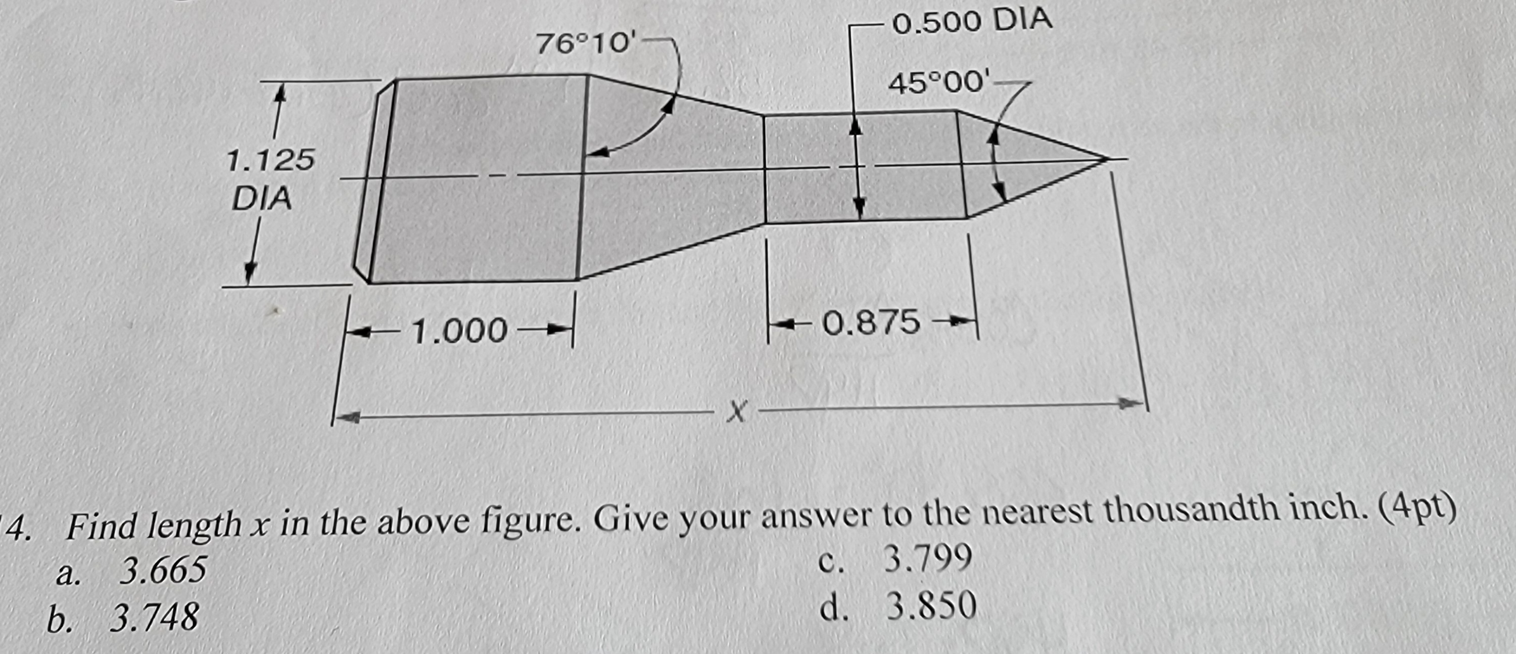 Solved Find length x ﻿in the above figure. Give your answer | Chegg.com