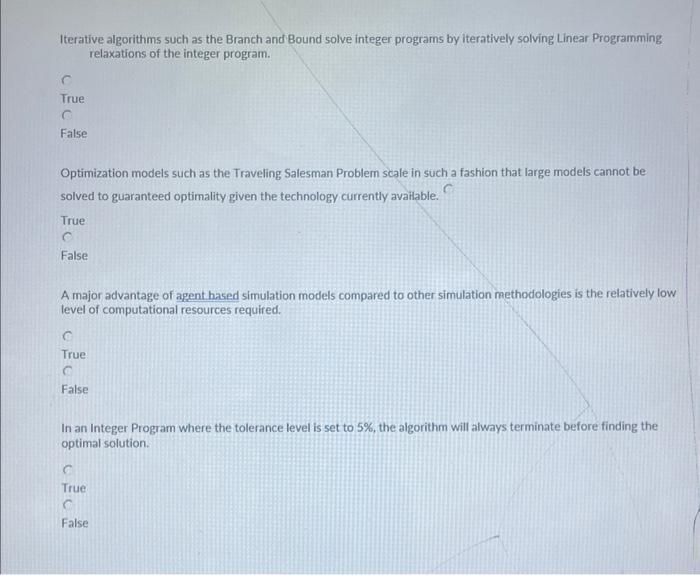 Solved Iterative Algorithms Such As The Branch And Bound