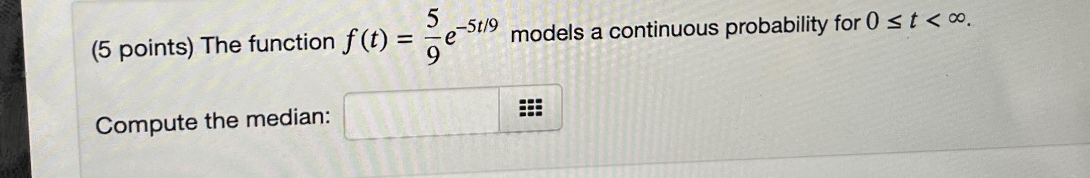 Solved Compute the median: | Chegg.com