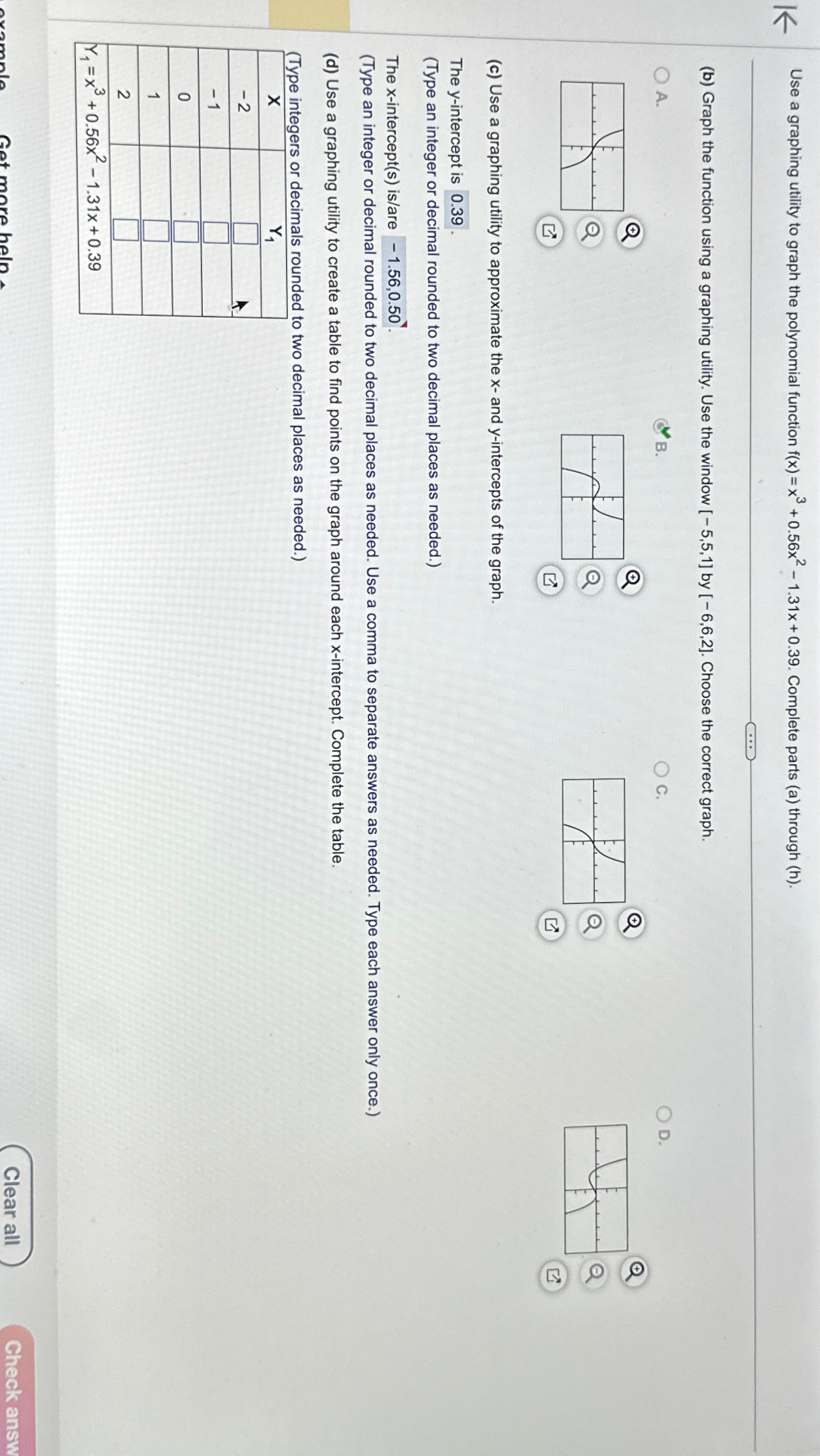 Solved Use a graphing utility to graph the polynomial | Chegg.com