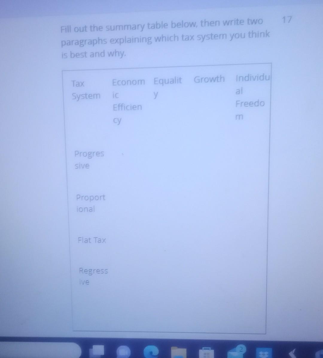 Solved Fill out the summary table below, then write | Chegg.com