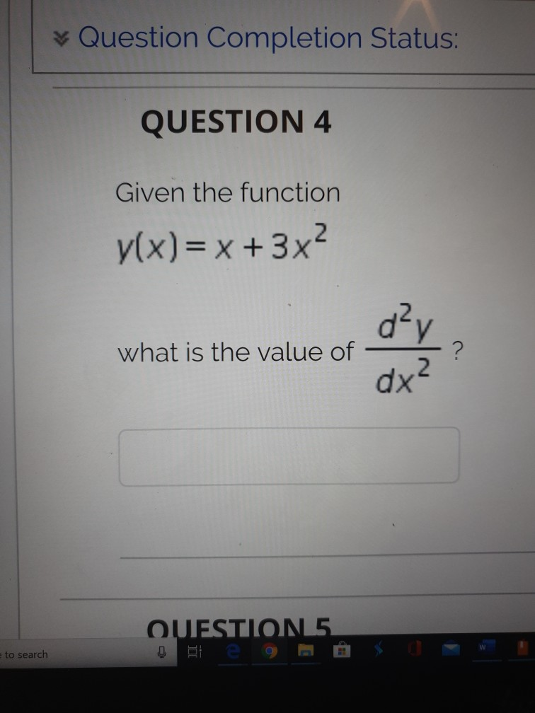 Solved Question Completion Status: QUESTION 4 Given the | Chegg.com