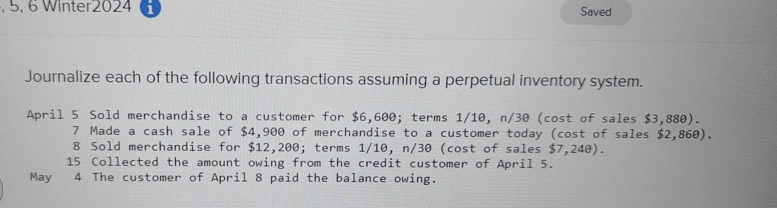 Solved Journalize each of the following transactions | Chegg.com