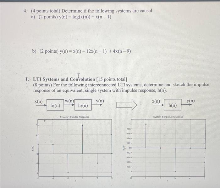 Solved 3. (3 points) Determine iffthe following system is | Chegg.com