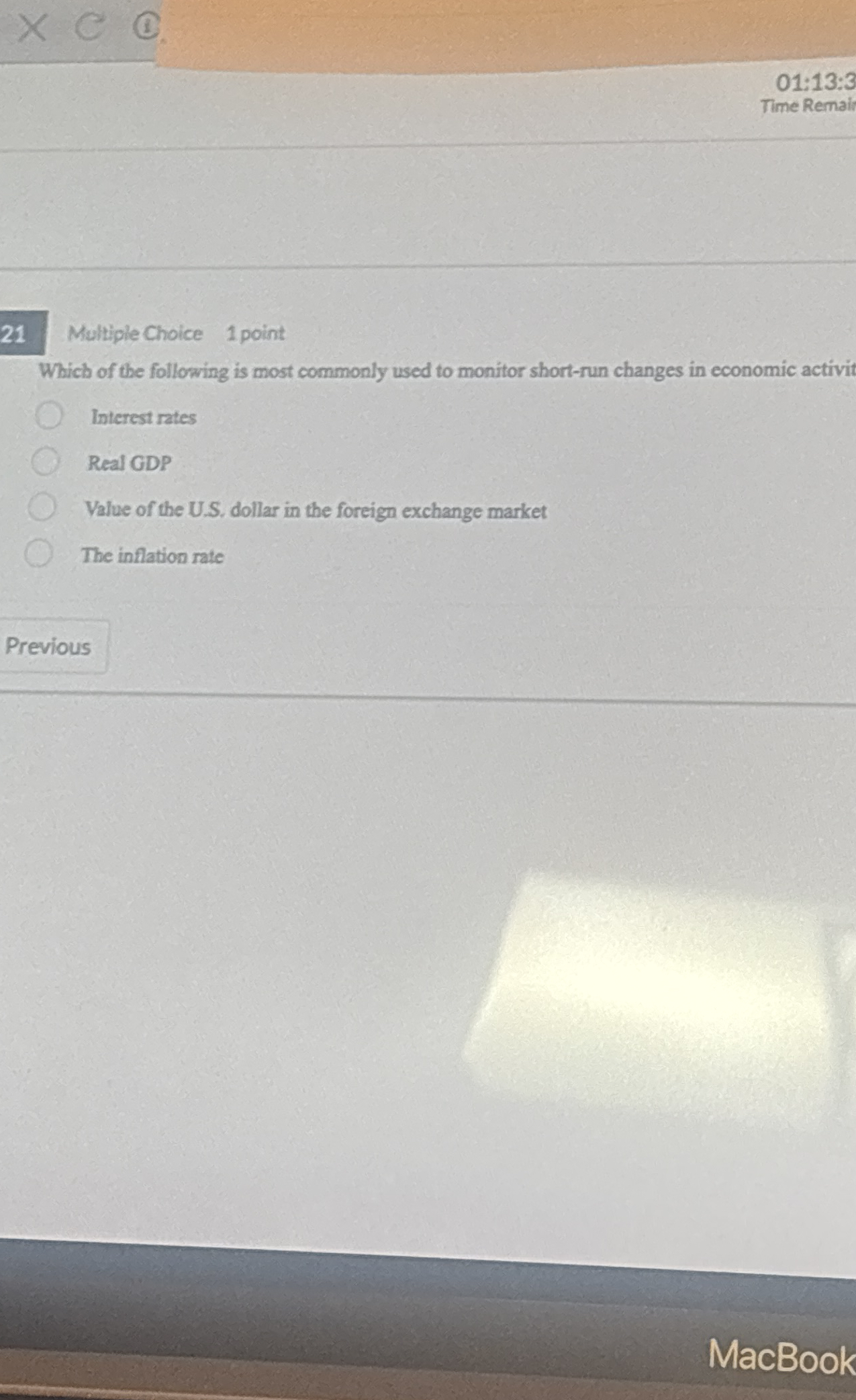 Solved 01:13:3Time Remai21Multiple Choice1 ﻿pointWhich of | Chegg.com