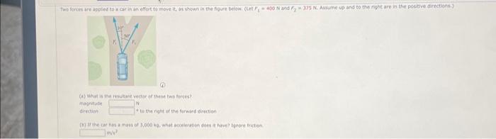 Solved (a) What is the resulane vector of these tos forces? | Chegg.com