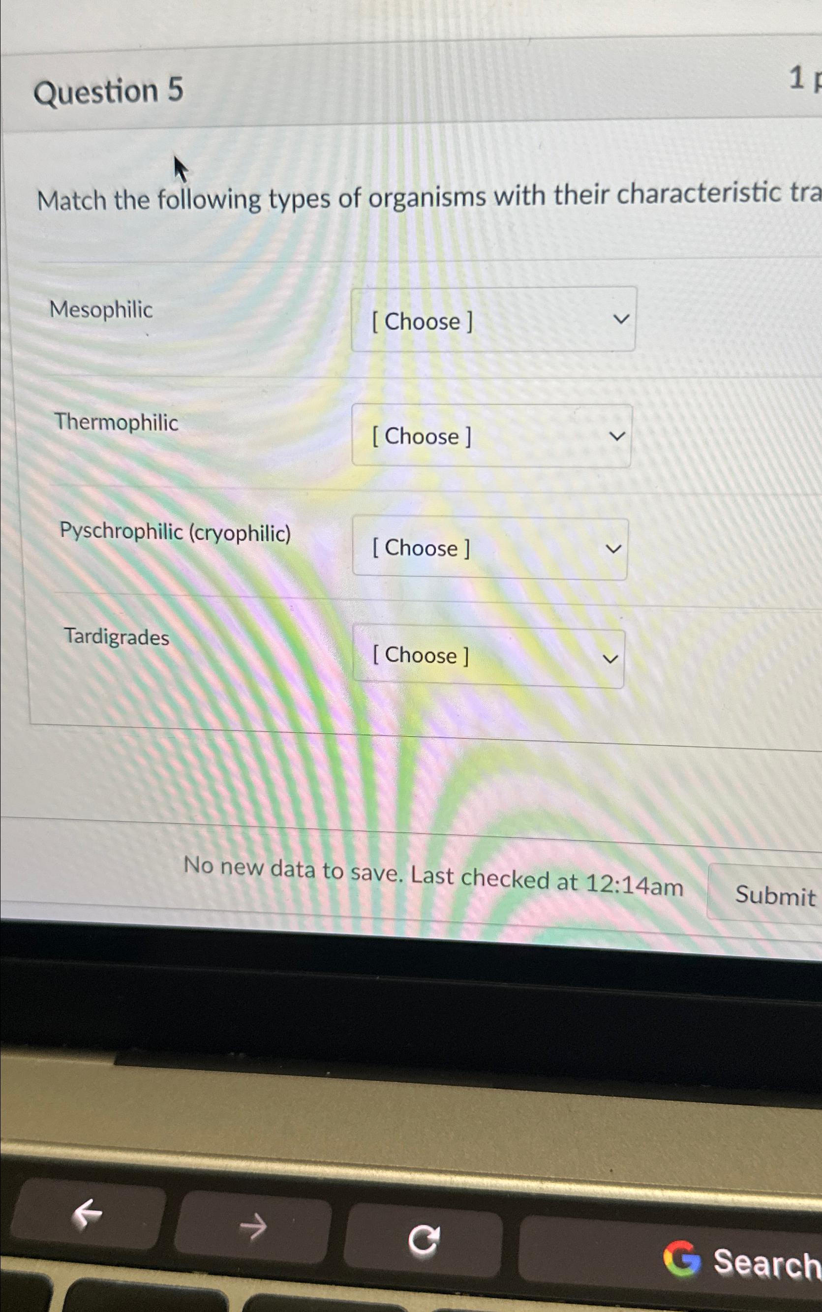 Solved Question 5Match the following types of organisms with | Chegg.com