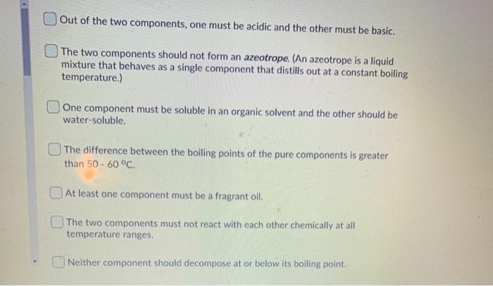 Solved You are asked to separate the components of a | Chegg.com
