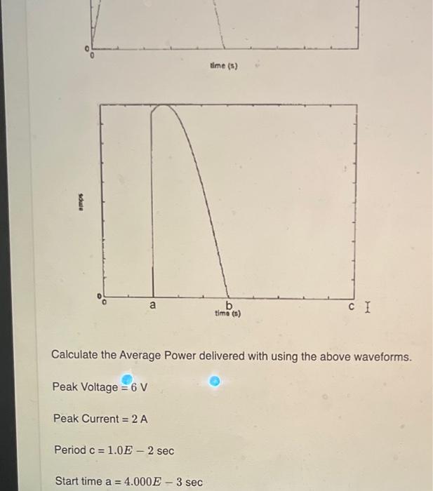 Solved Calculate the Average Power delivered with using the | Chegg.com