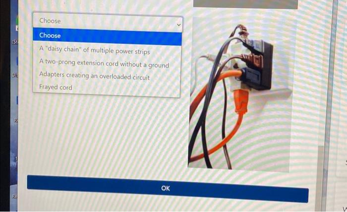 Choose Choose A "daisy chain" of multiple power | Chegg.com