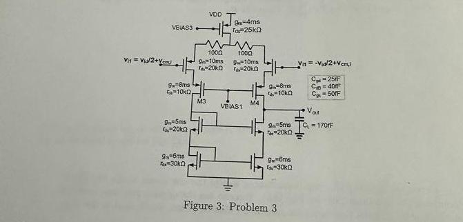 Solved Figure 3: Problem 3(b) (10 points) Compute Av=vid | Chegg.com