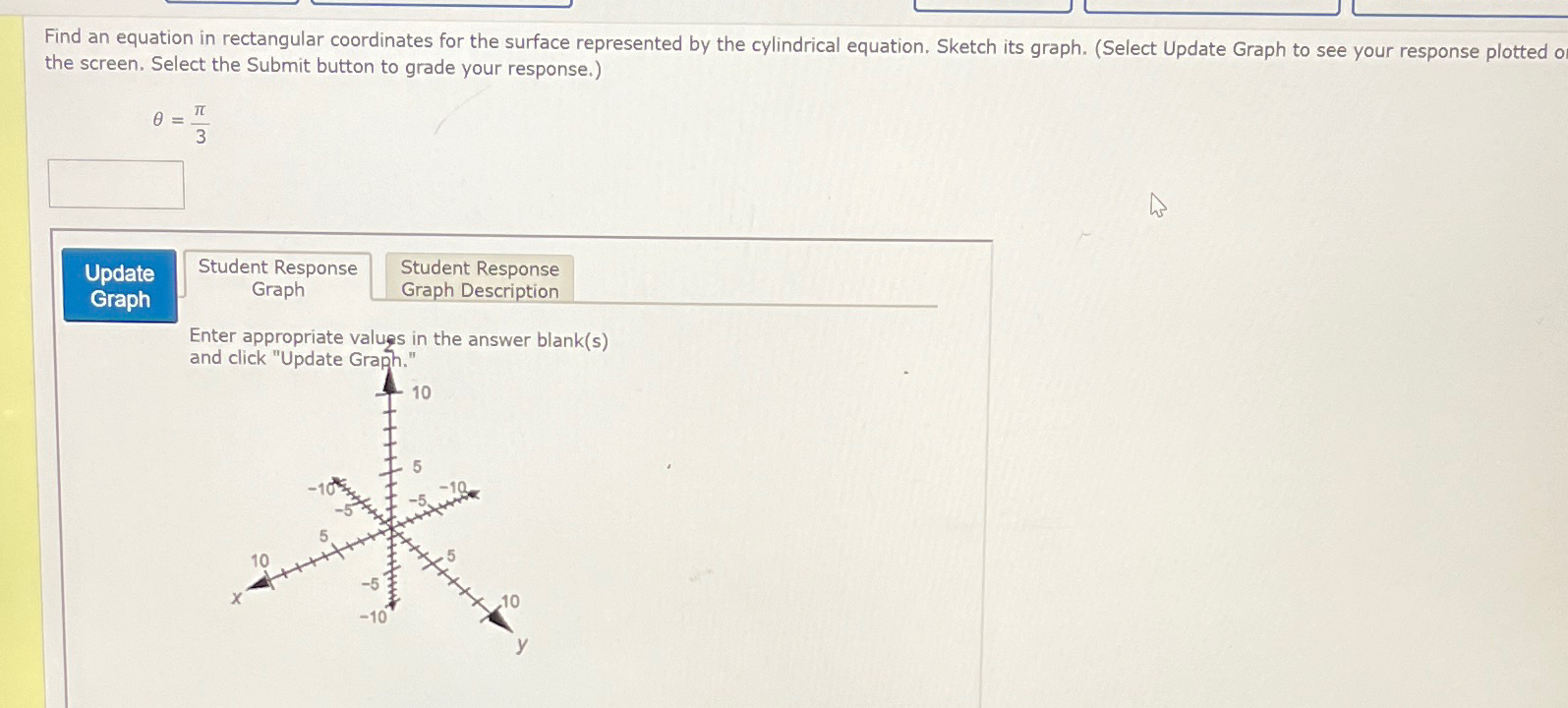 Solved Find an equation in rectangular coordinates for the | Chegg.com