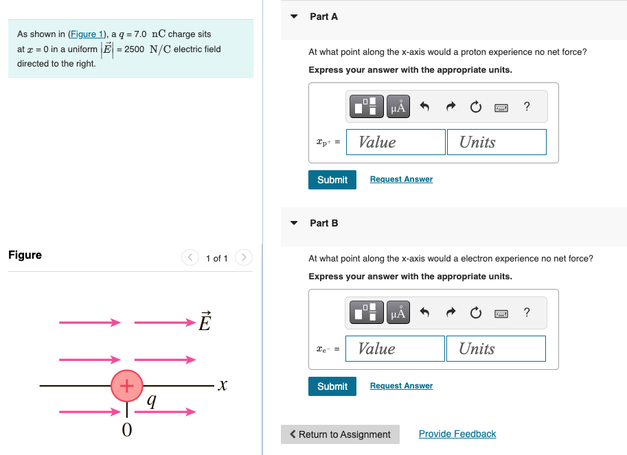 Solved Part AAs ﻿shown in (Figure 1), a q=7.0nC ﻿charge | Chegg.com