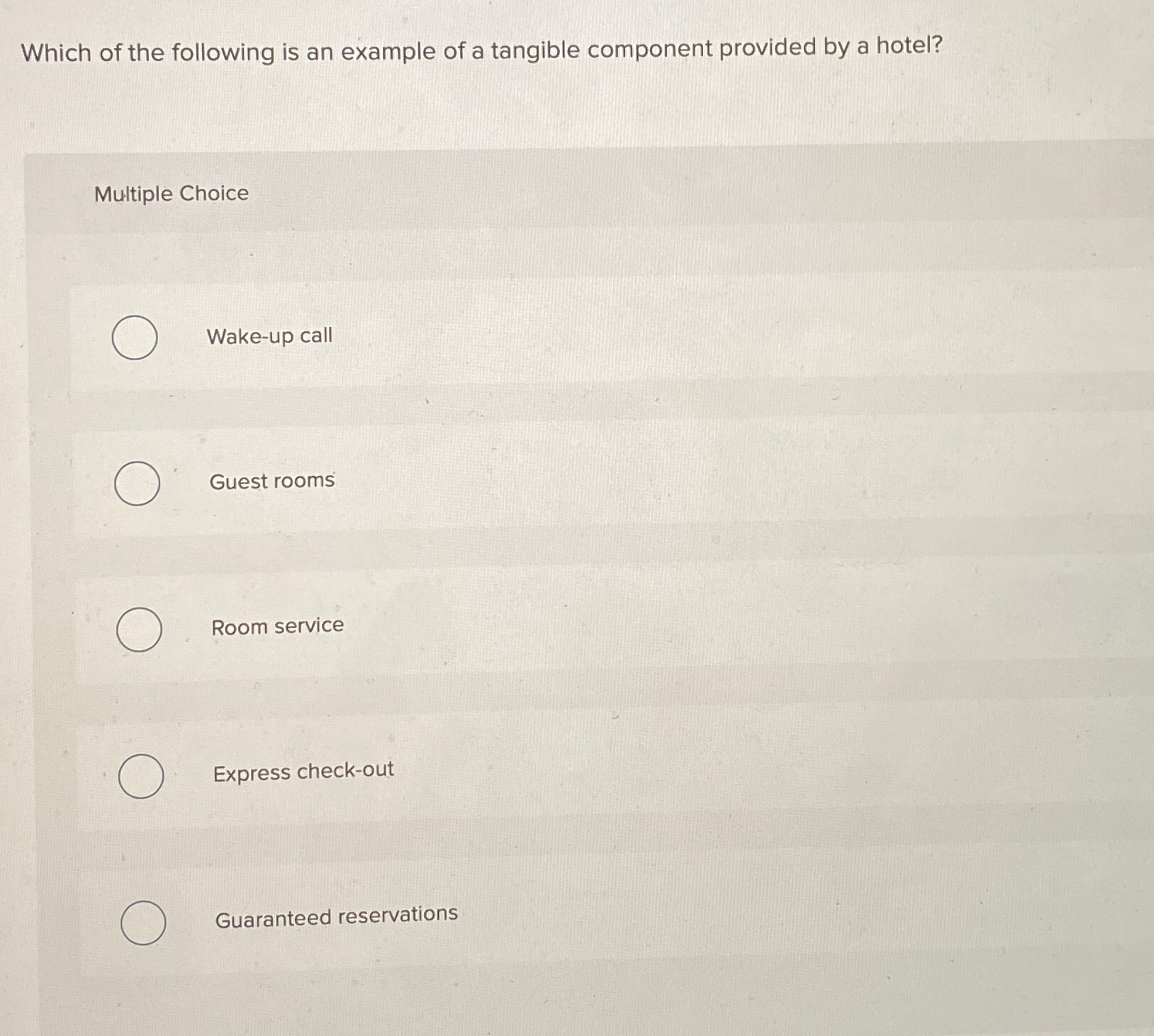 Solved Which of the following is an example of a tangible | Chegg.com