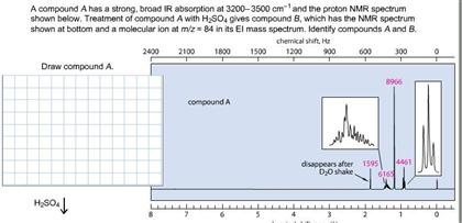 Solved A compound A has strong, broad IR absorption at | Chegg.com