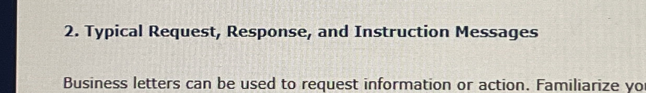 Solved Typical Request, Response, and Instruction | Chegg.com