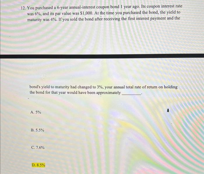 Solved i have the answer highlighted please show work on how | Chegg.com