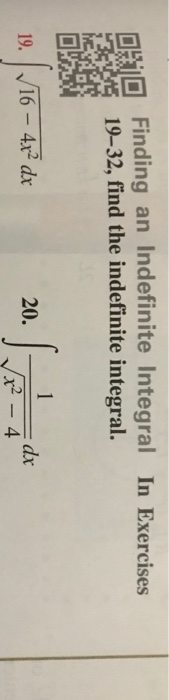 Solved Finding an Indefinite Integral In Exercises 19–32, | Chegg.com