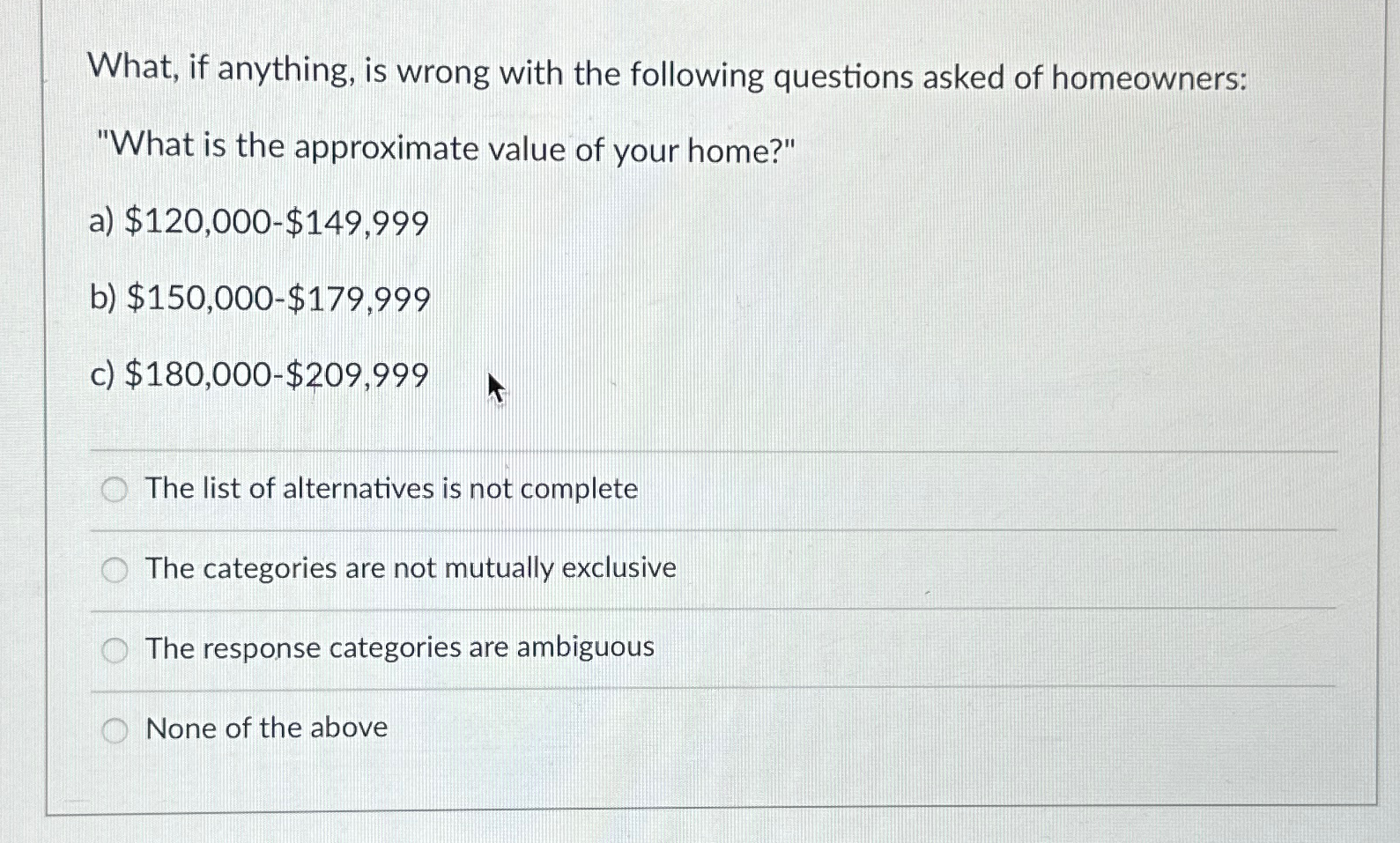 Solved What, if anything, is wrong with the following | Chegg.com