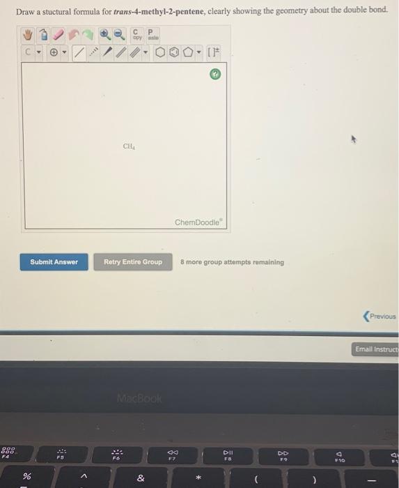 Solved Draw a stuctural formula for | Chegg.com