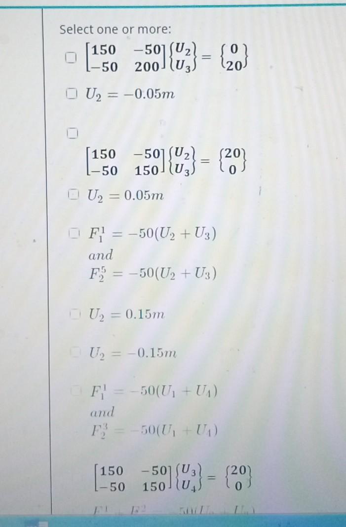 Solved Consider the system of five linear elastic springs as | Chegg.com