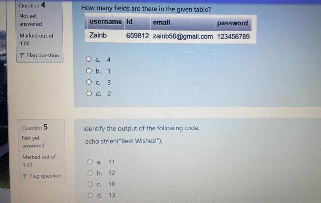 Solved Question 1 Which of the following form control is | Chegg.com