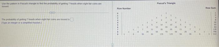 Solved Uis the potrem in Paccars triangle to find the | Chegg.com