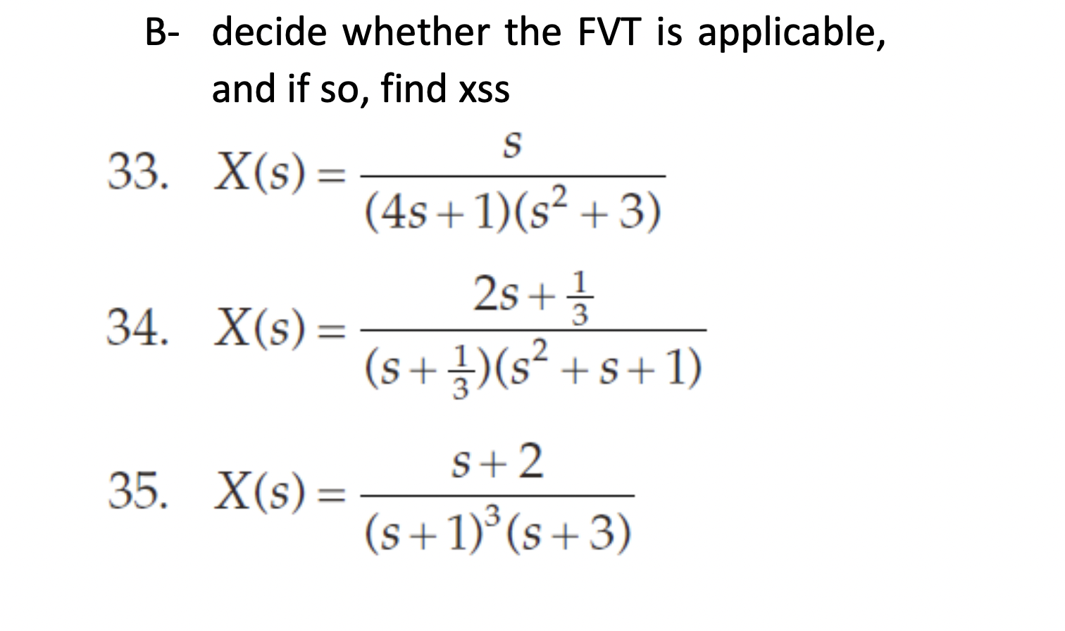 Solved B- ﻿decide whether the FVT is applicable,and if so, | Chegg.com