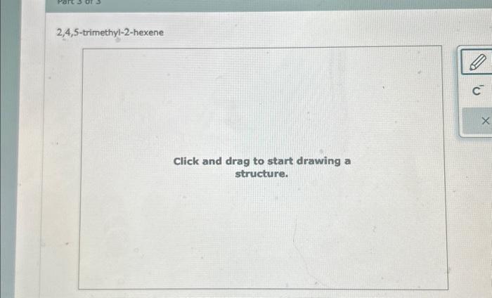Solved Draw a structure for each of the following | Chegg.com