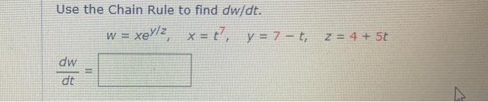 Solved Use the Chain Rule to find the indicated partial | Chegg.com
