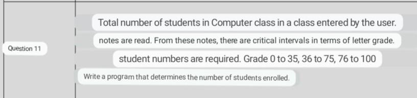 Solved Total number of students in Computer class in a class | Chegg.com