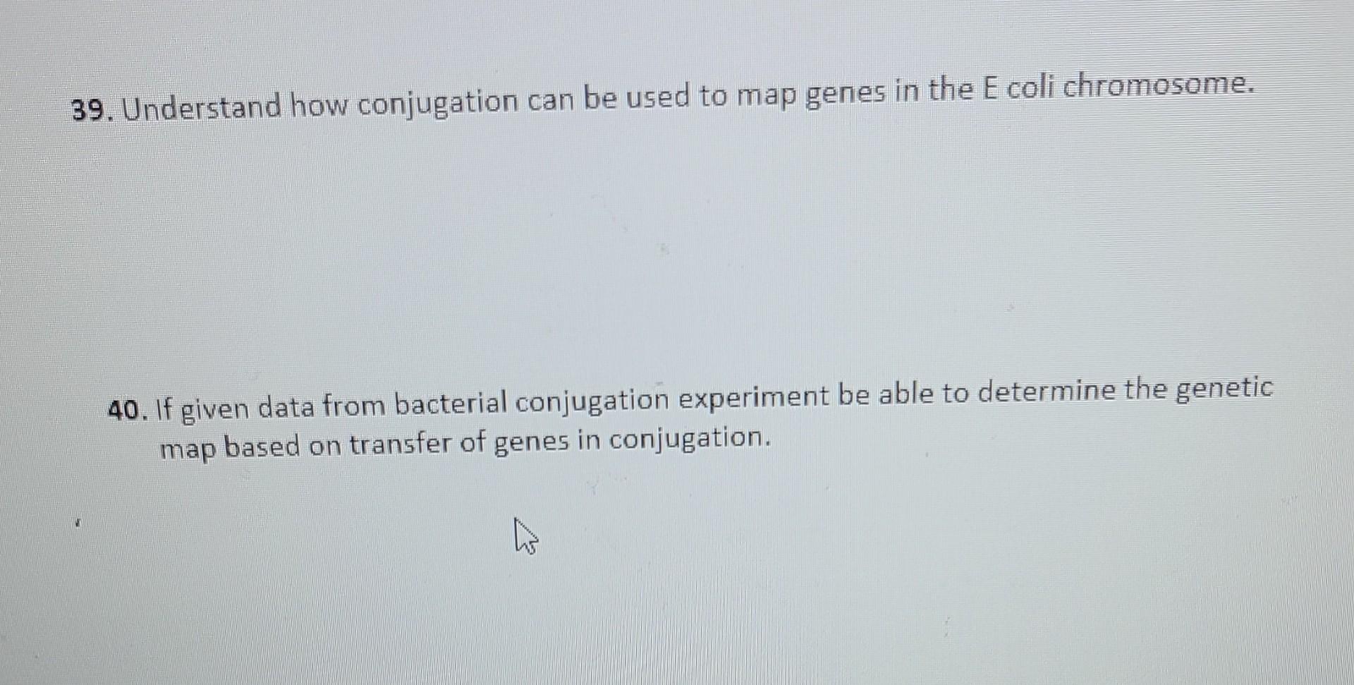 Solved 39. Understand how conjugation can be used to map | Chegg.com