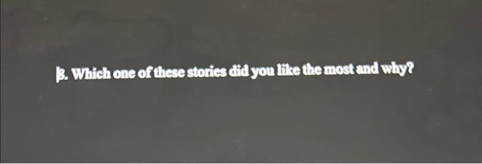 Realistic Short Stories: Questions 1. In the short | Chegg.com