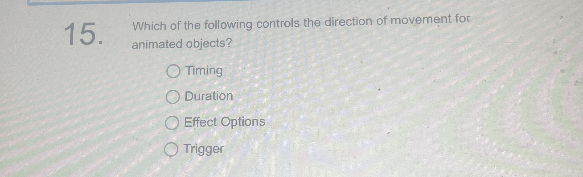 Solved Which of the following controls the direction of | Chegg.com