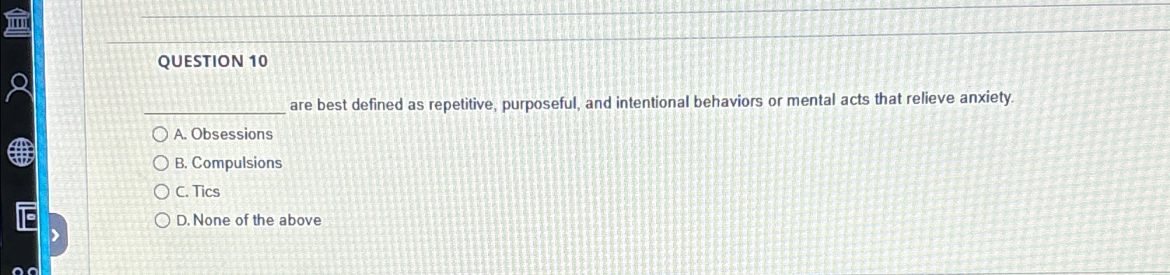Solved QUESTION 10q, ﻿are best defined as repetitive, | Chegg.com