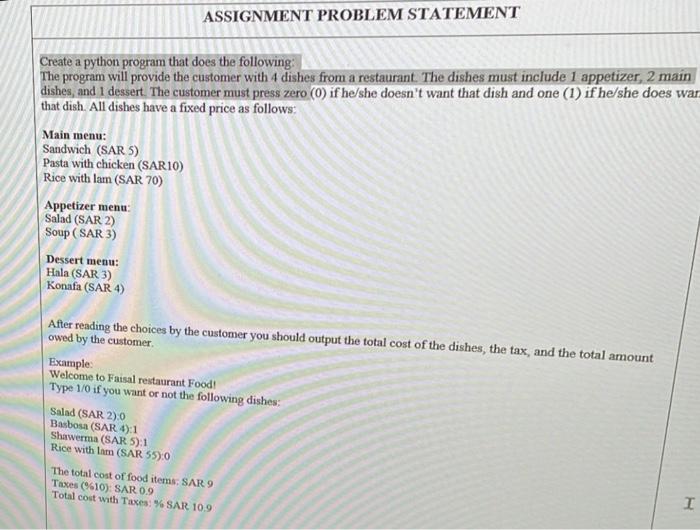 Solved Create a python program that does the following: The | Chegg.com