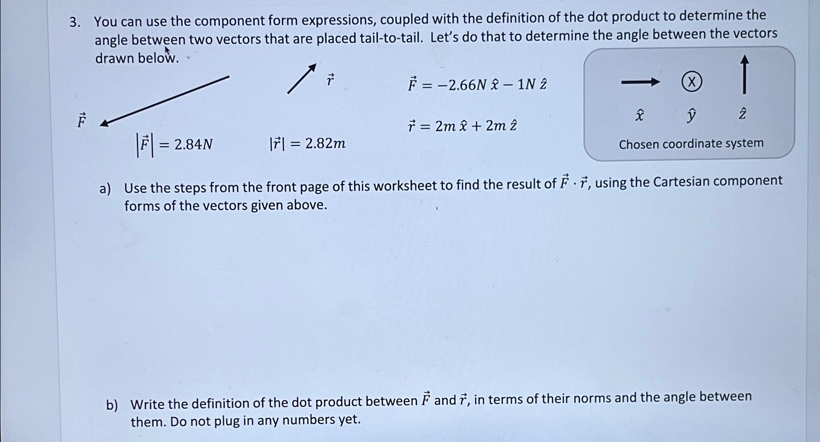 Solved You can use the component form expressions, coupled | Chegg.com