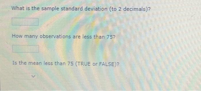 Solved What is the value of the third observation when | Chegg.com