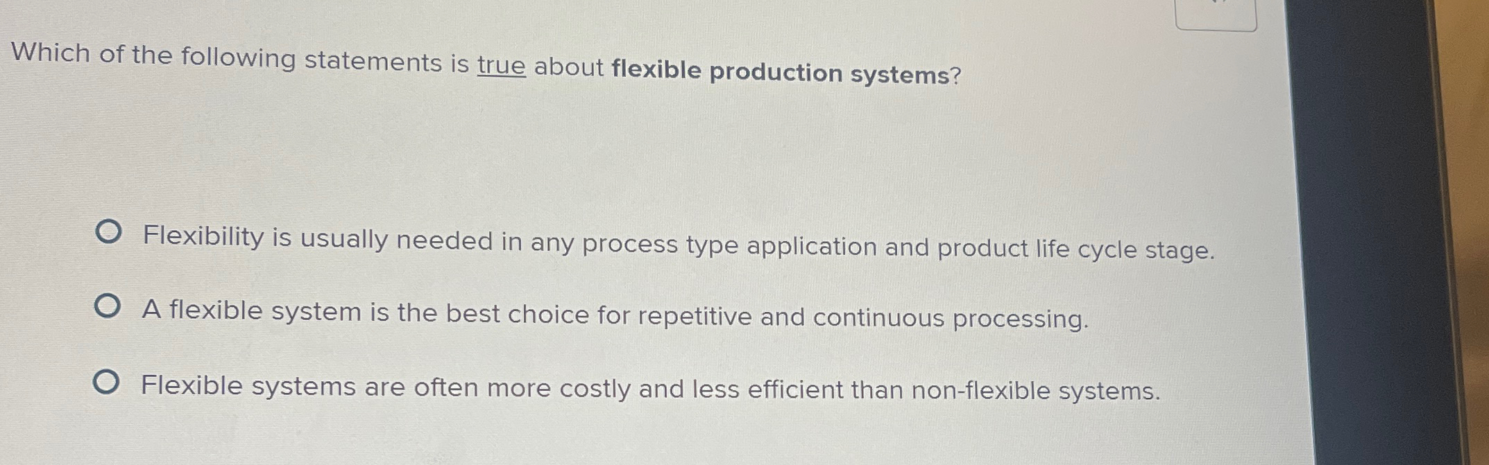 Solved Which of the following statements is true about | Chegg.com