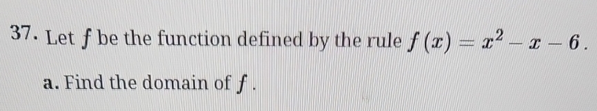 Solved Let f ﻿be the function defined by the rule | Chegg.com