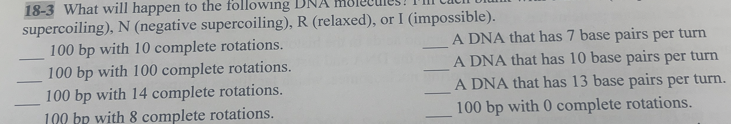 Solved 18-3 ﻿What will happen to the following n (relaxed), | Chegg.com