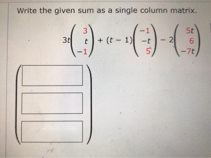 Solved Show that the given matrix is nonsingular for every | Chegg.com