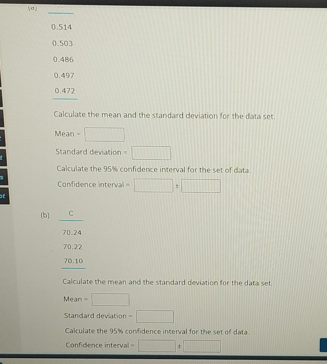 Solved Consider the following t-table: For each of the given | Chegg.com