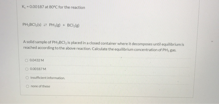 Solved How do you use the ICE method to determine the | Chegg.com