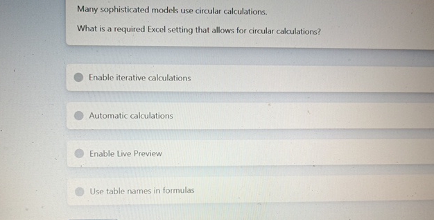 Solved Many sophisticated models use circular | Chegg.com