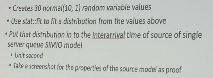 Solved Use simio application to solve this out abd explain | Chegg.com